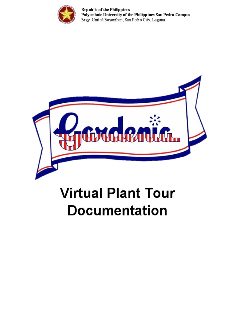 Virtual Plant Tour Documentation: Brgy. United Bayanihan, San Pedro ...