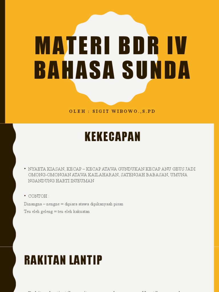 Materi BDR Iv | PDF