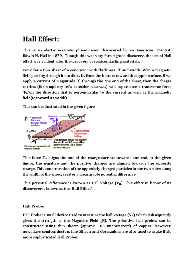 Hall Probe | PDF