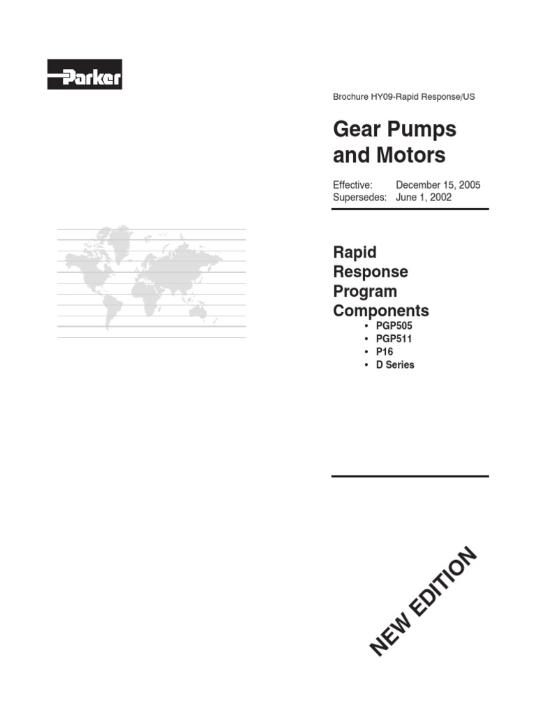 Gear Pumps And Motors New Edition Pdf Pump Machines