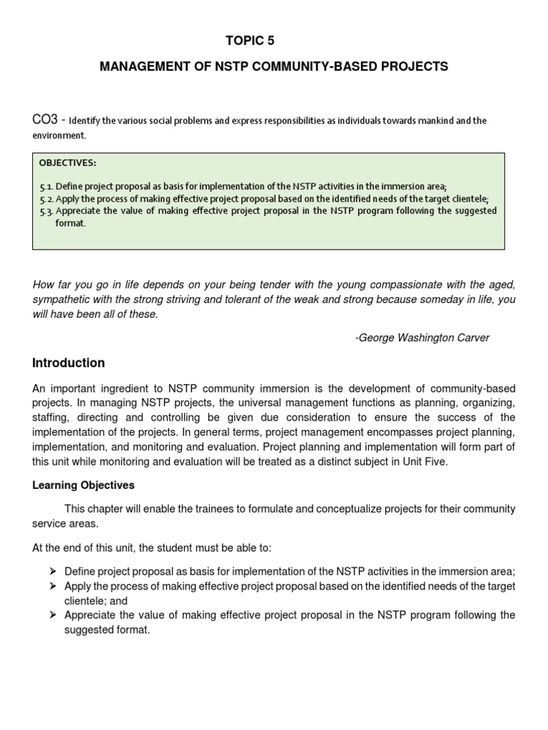 Tpoic 5 New | PDF | Needs Assessment | Evaluation