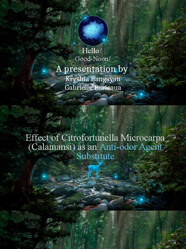 Research Presentation | PDF | Odor | Experiment