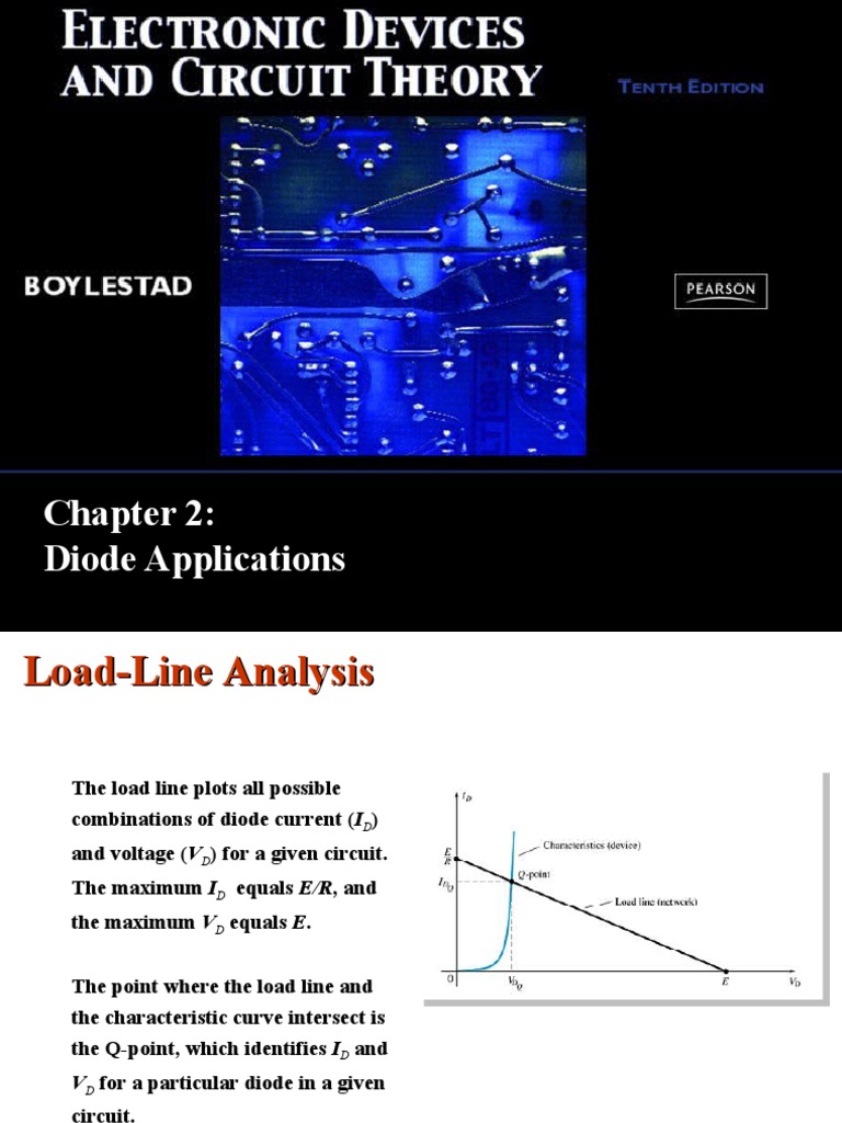 Lecture 02 - Diode Applications | PDF | Rectifier | Network Analysis (Electrical Circuits)