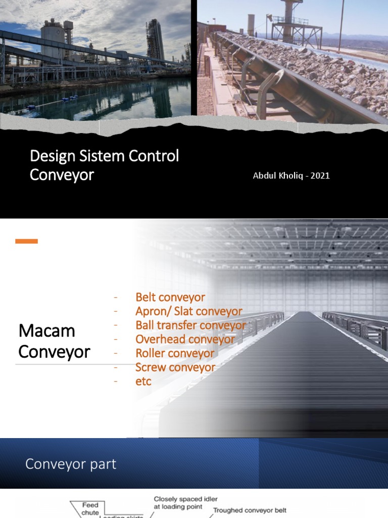 2021-04-22 Design Sistem Control Conveyor | PDF | Teknologi & Rekayasa