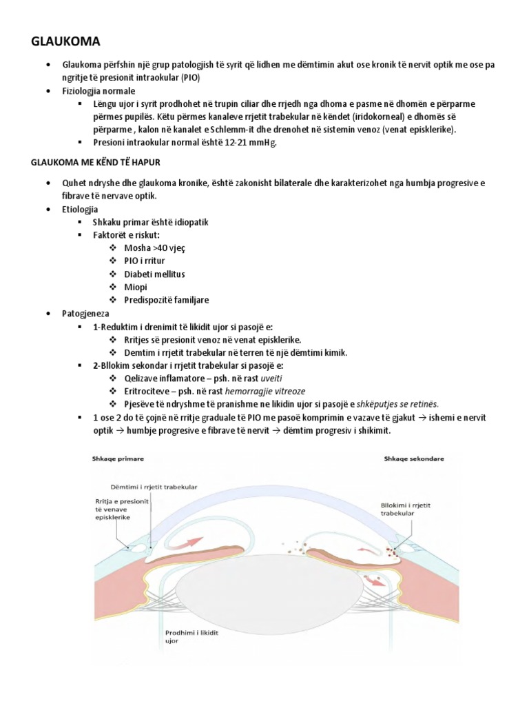 Glaukoma, Katarakti, Strabizmi | PDF