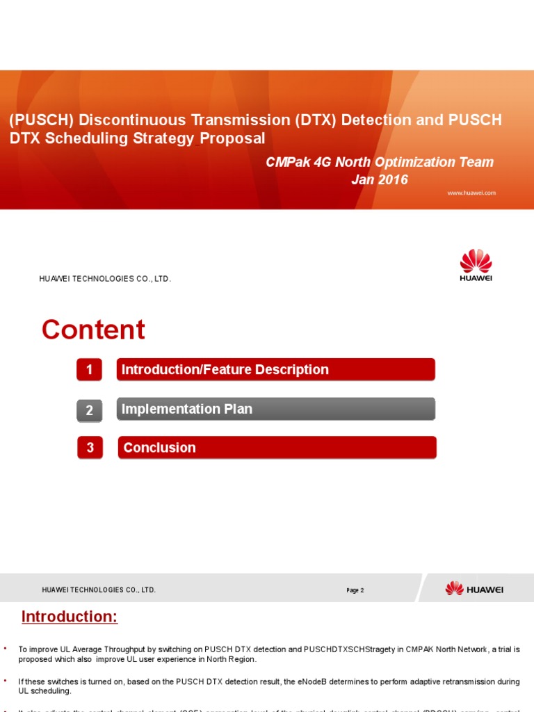 (PUSCH) Discontinuous Transmission (DTX) Detection and PUSCH DTX ...