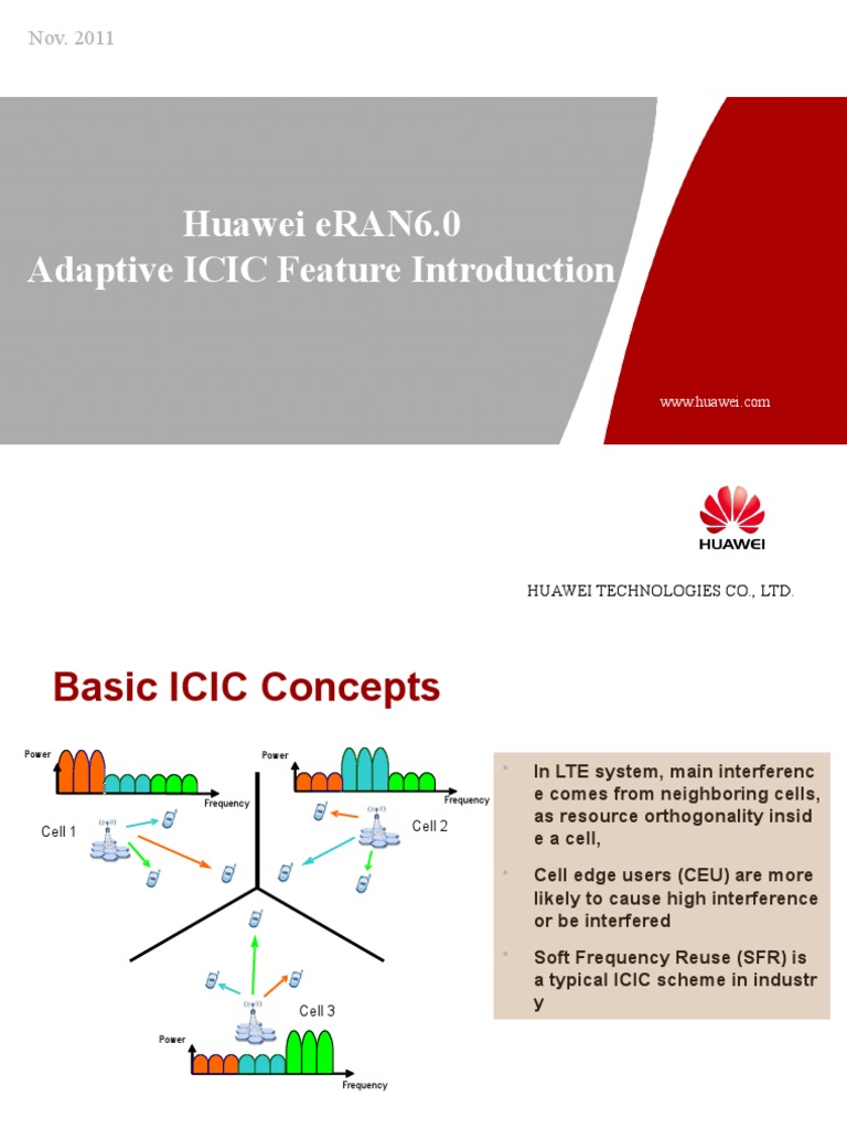 Huawei Adaptive ICIC Overview | PDF | Cellular Network | Wireless