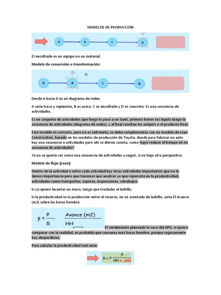 Modelos de Producción | PDF | Lean Manufacturing | Economias
