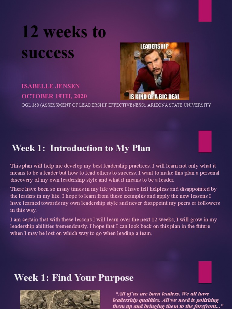 Final Project - Ogl 360 Isabelle Jensen New | PDF | Odyssey | Leadership