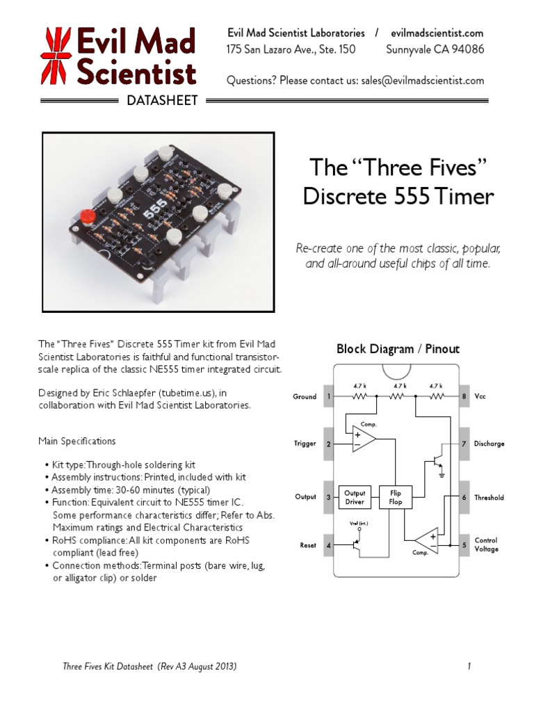 CI 555 Datasheet - RevA3 | PDF | Printed Circuit Board | Electrical ...