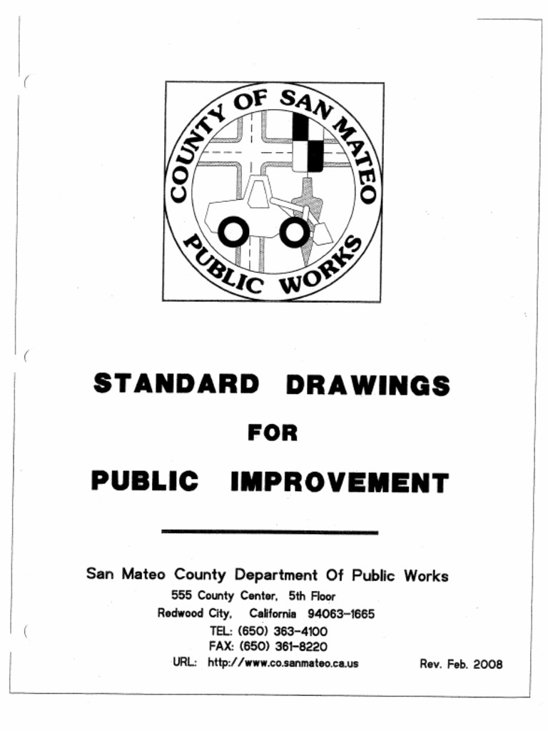 SMC Public Works - Standard Drawings For Public Improvement (Rev Feb ...