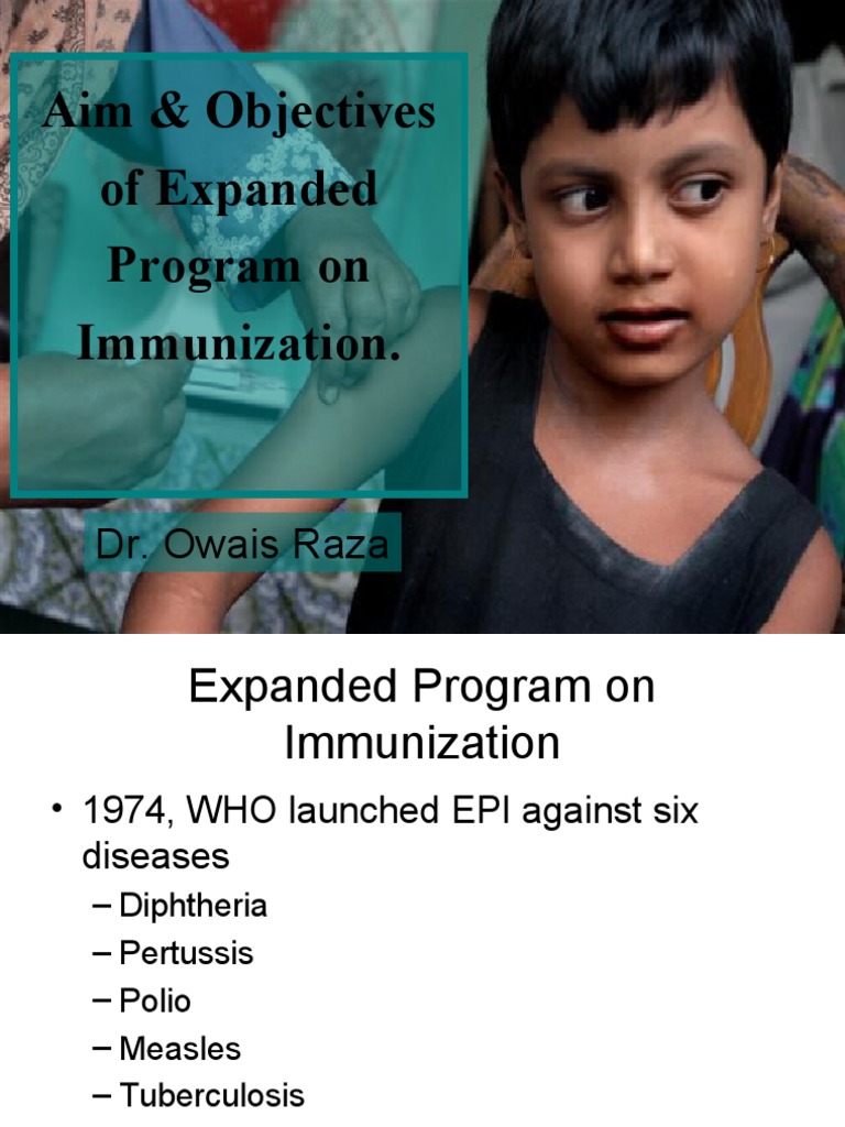 Objectives of Expanded Immunization Program | PDF | Vaccines | Pediatrics
