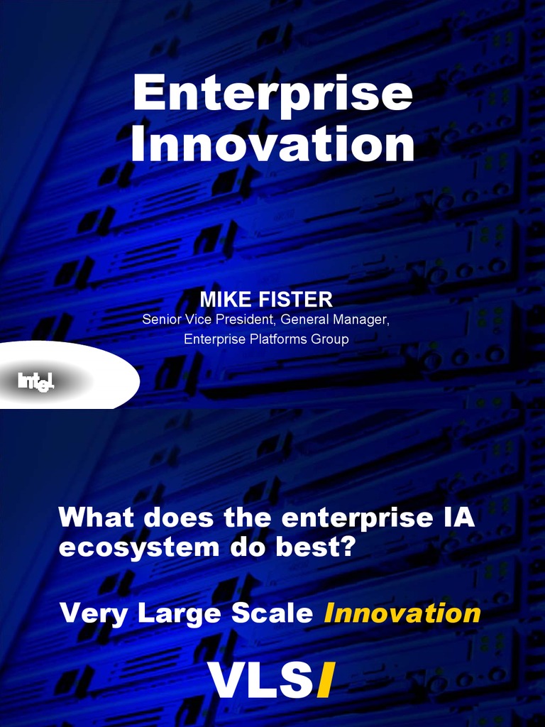 Enterprise Innovation: Mike Fister | PDF | Computer Companies Of The ...