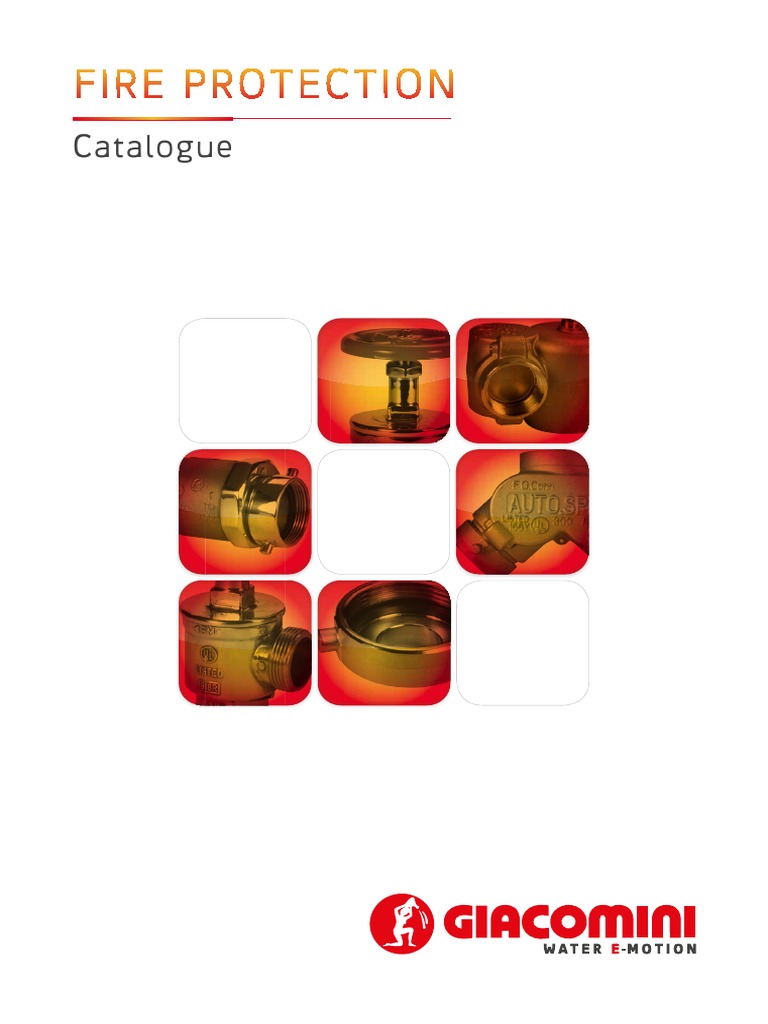 Fire Protection Equipment Catalogue | PDF | Valve | Fire Sprinkler System