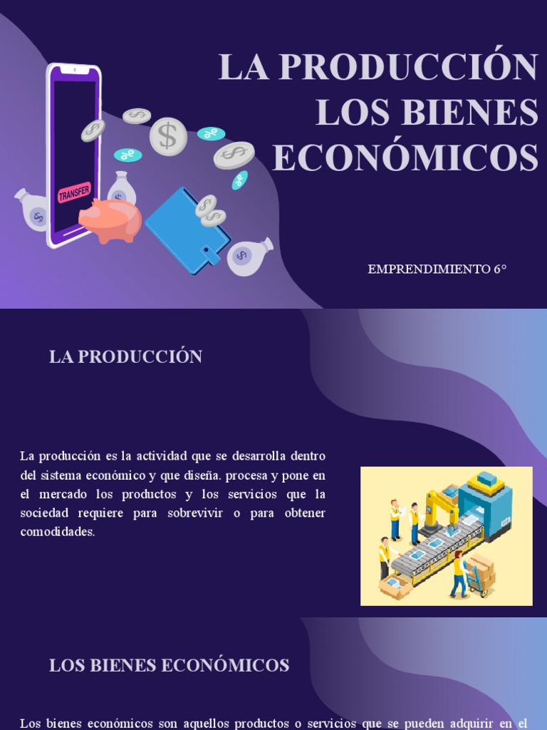 La Produccion Bienes Economicos | PDF