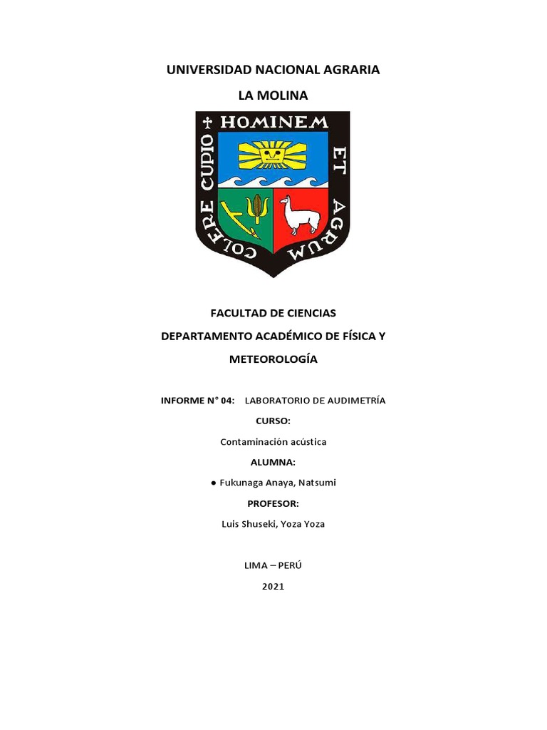 audiometría informe | PDF | Qualia | Sonido