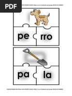 Rompecabezas Silabas | PDF | Rompecabezas | Matemáticas recreativas