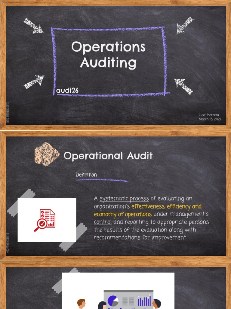 Operations Auditing: Audi26 | PDF | Audit | Performance Indicator