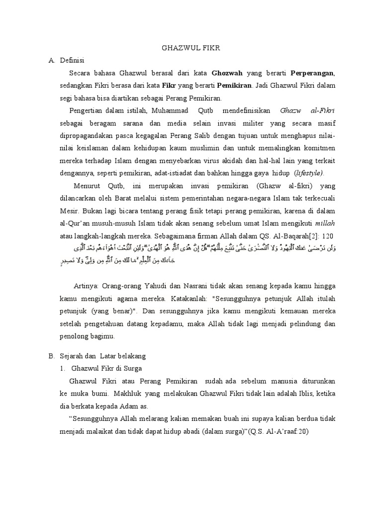 Ghazwul Fikr | PDF
