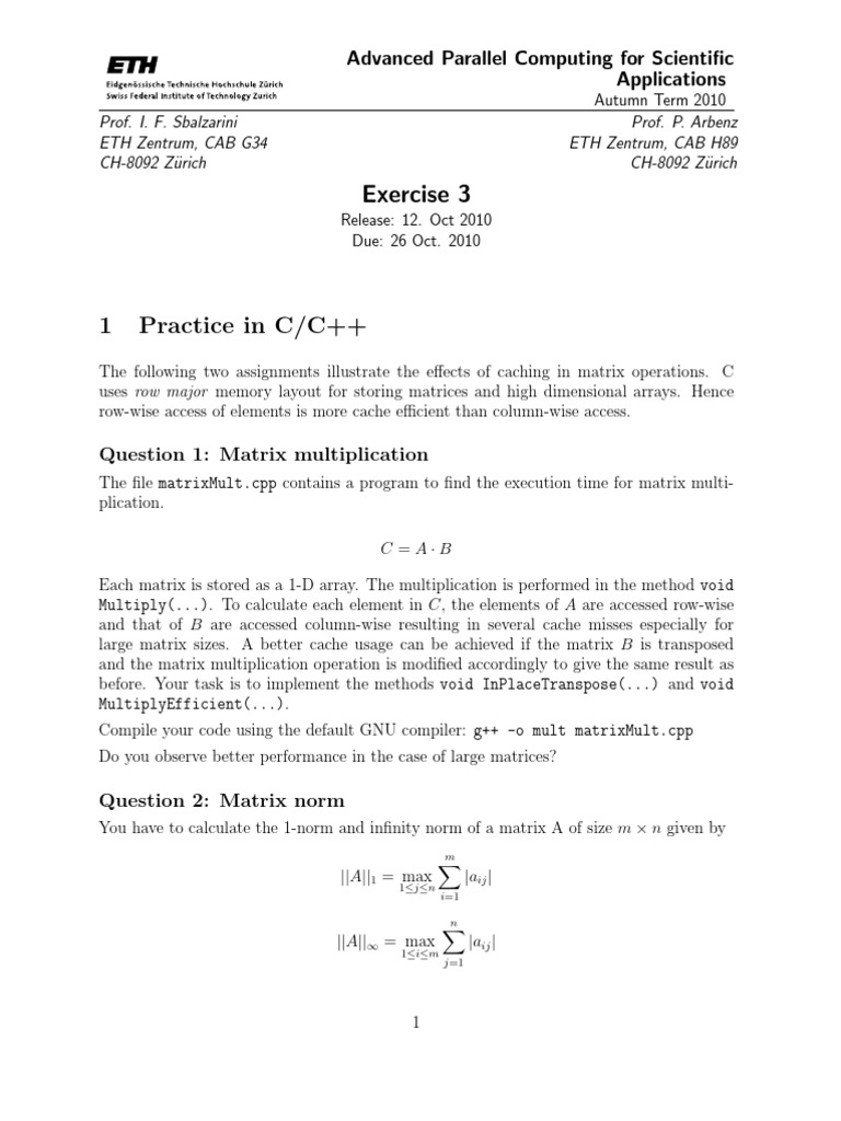 Java Practise Exercise Pdf Matrix Mathematics Thread Computing