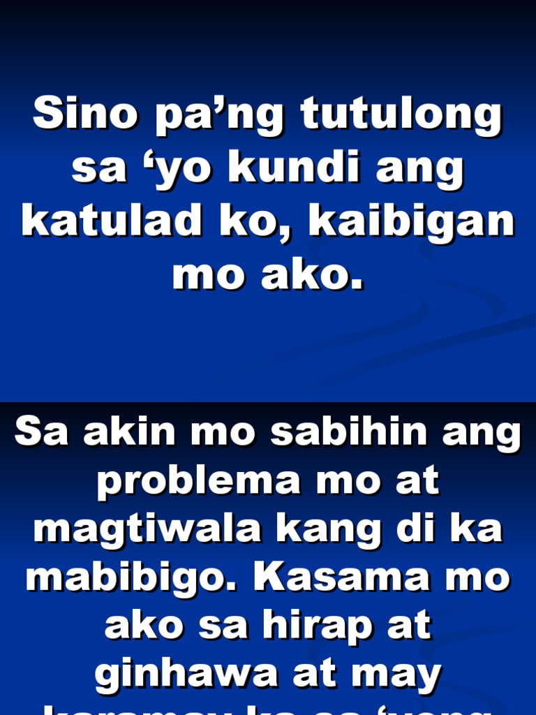KAIBIGAN | PDF