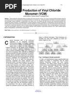 VCM Production | PDF | Polyvinyl Chloride | Chemical Substances