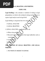 Legal Drafting Notes 2022 | PDF | Law