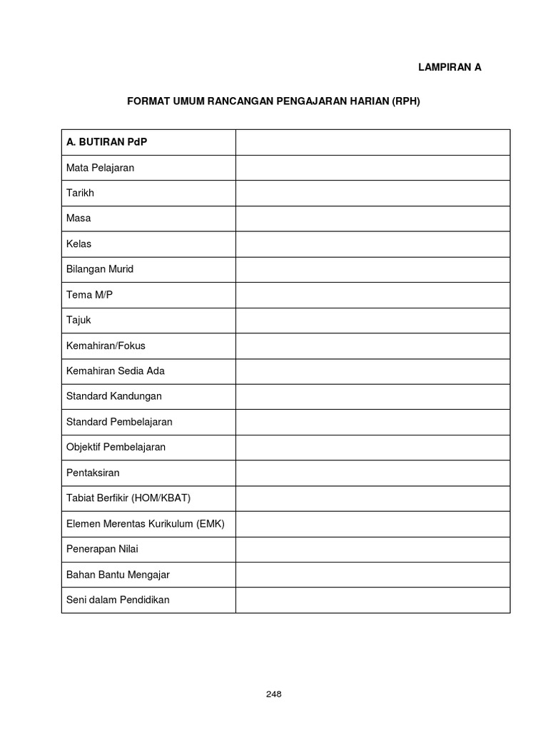 Format RPH Ipg | PDF