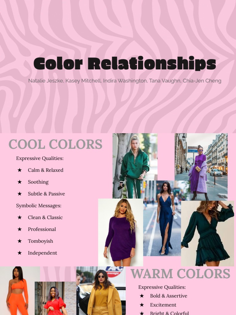 Understanding Color Relationships | PDF