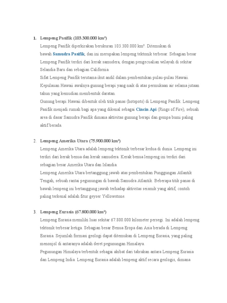 Lempeng Pasifik | PDF | Ilmu Sosial | Perjalanan