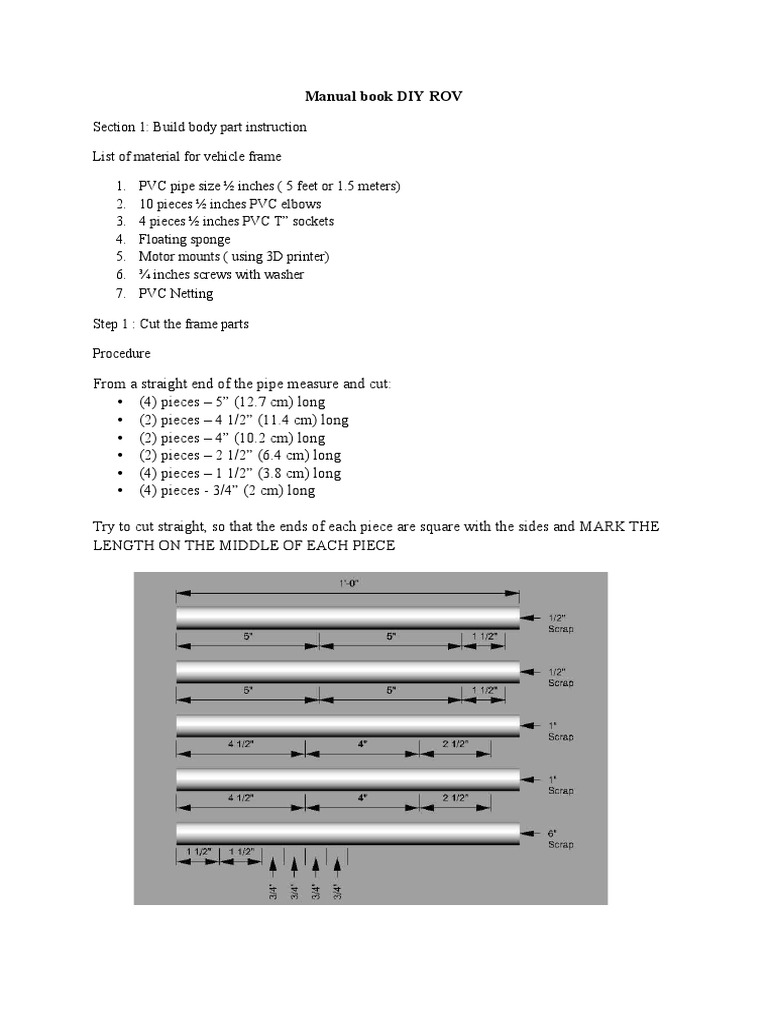 DIY ROV Building Guide | PDF | Technology & Engineering