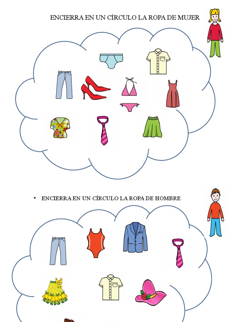 Actividad de Cierre de Ropa | PDF