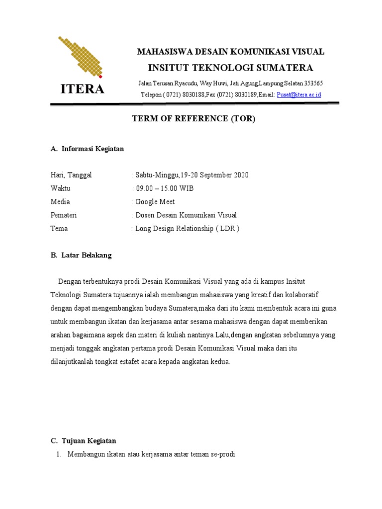 Tor Acara Pedekave (Belom Final) | PDF | Bisnis | Seni