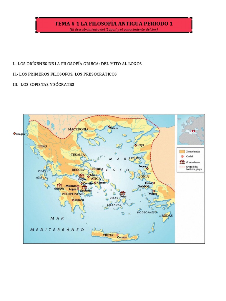 Guia # 1 Filosofia 9° Tema Origenes - Preatica - Atica y ...