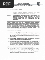 MARINA CoC and CoP Requirements Update | PDF | Shipping