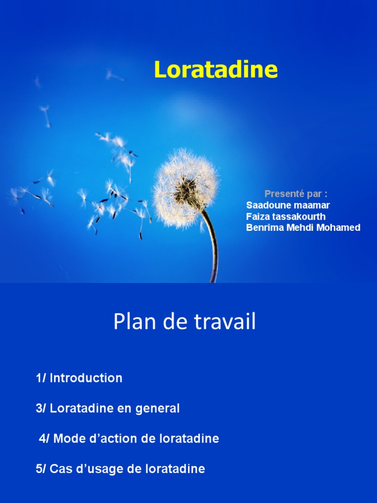 Loratadine | PDF | Développement personnel