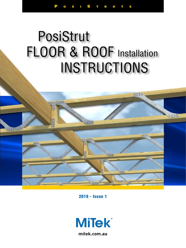 PosiStrut Floor and Roof Installation Instructions | PDF