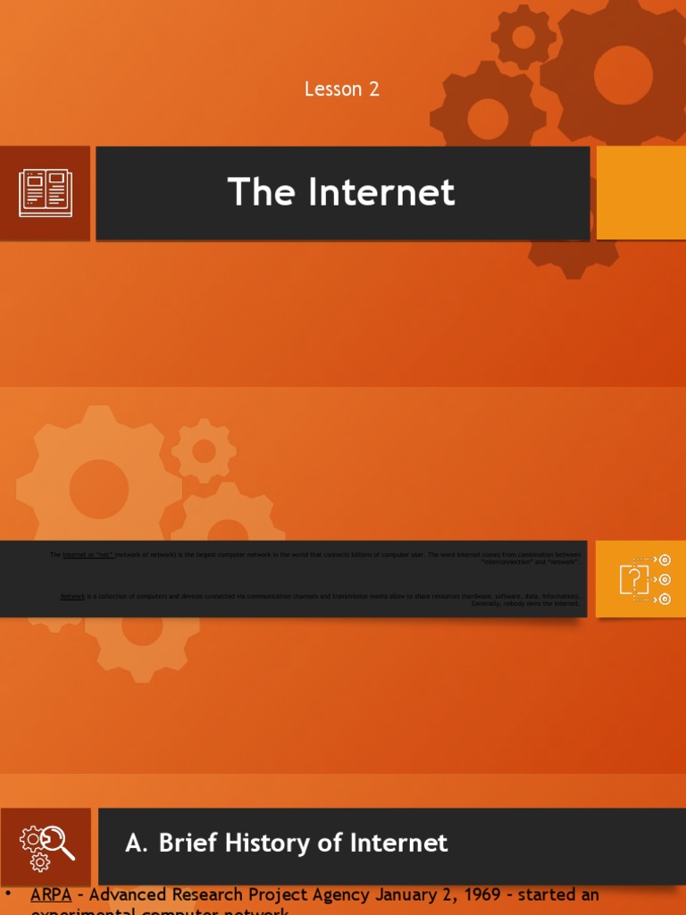 Lesson 2: The Internet Explained | PDF | World Wide Web | Internet & Web