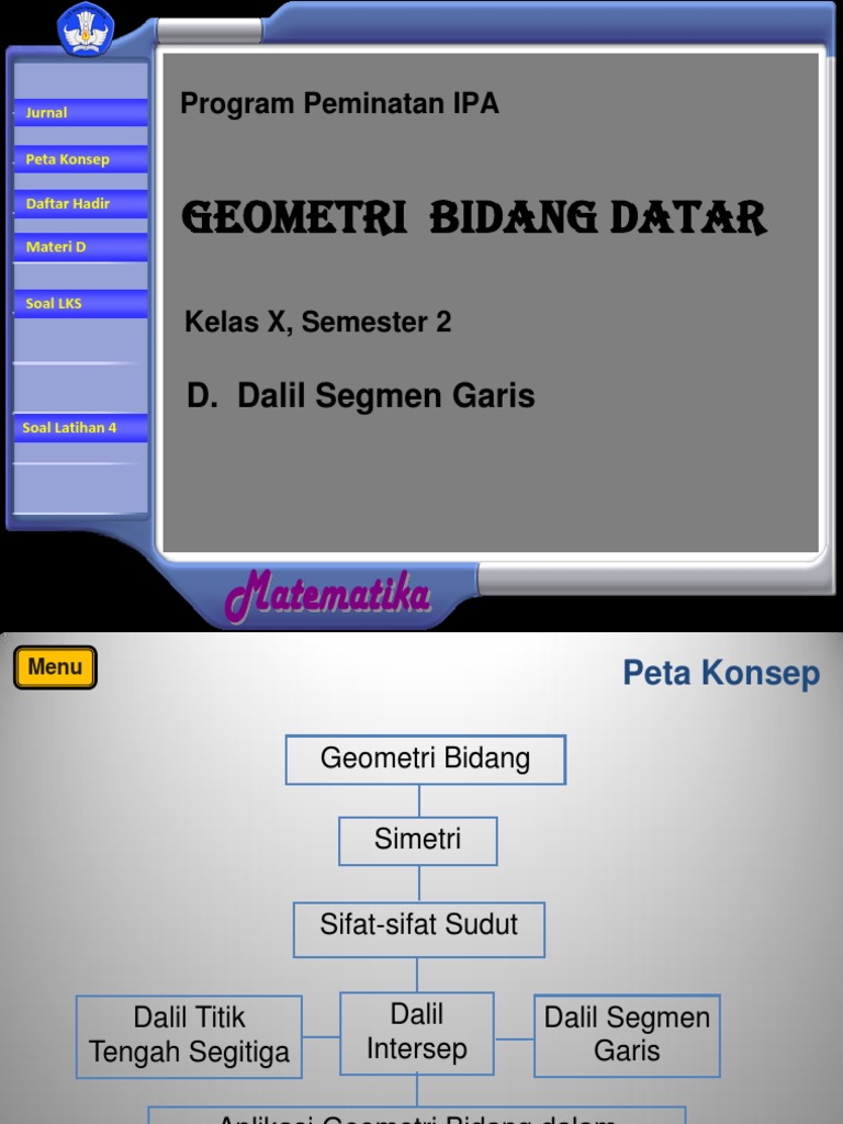 Materi Geometri Kelas 10: Segmen Garis | PDF