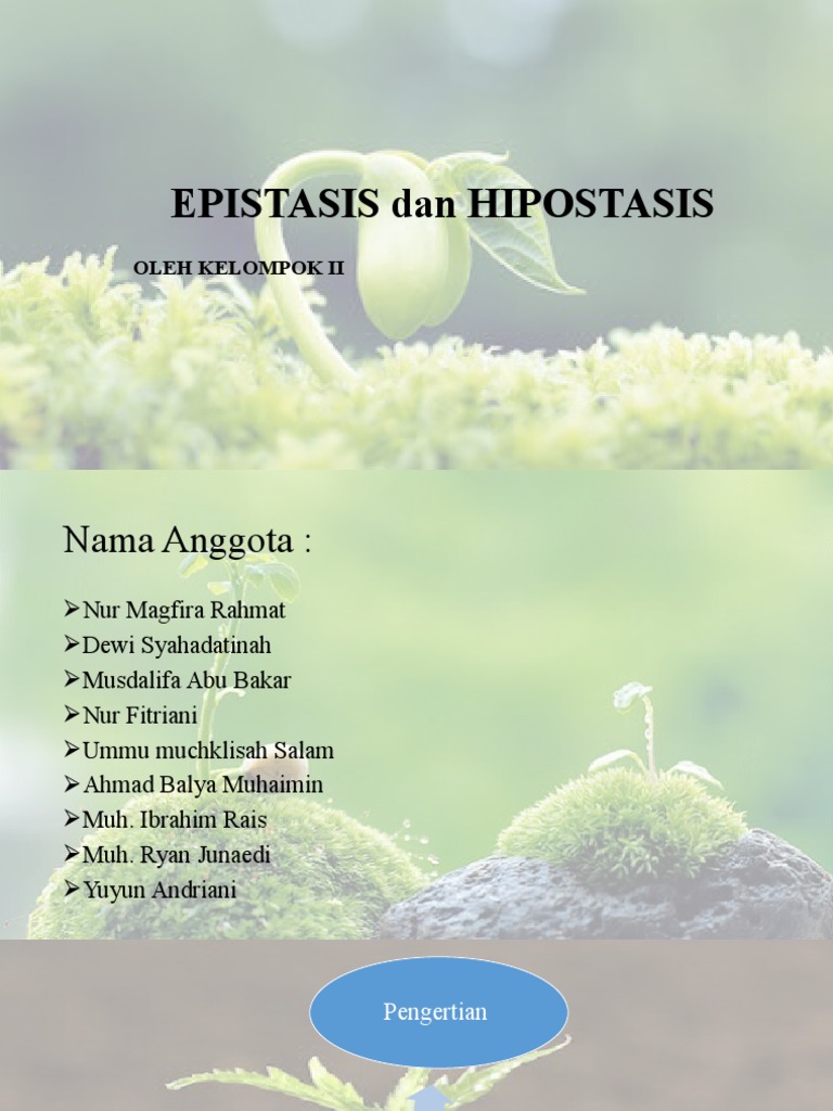 Epistasis Dan Hipostasis | PDF