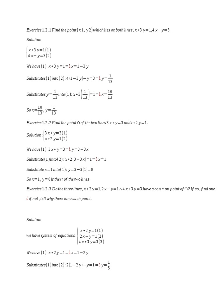 Algebra Assignment | PDF | Matrix Theory | Mathematical Objects