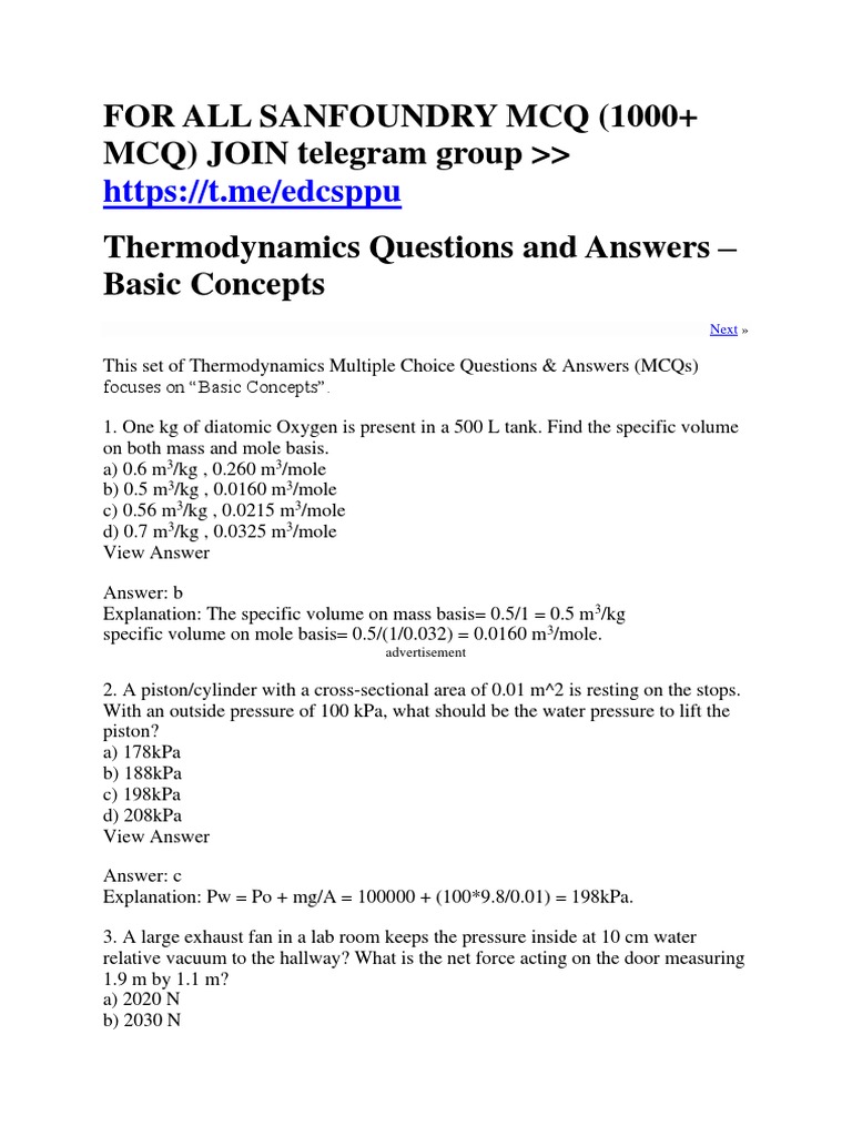 For All Sanfoundry MCQ (1000+ MCQ) JOIN Telegram Group | PDF | Latent ...