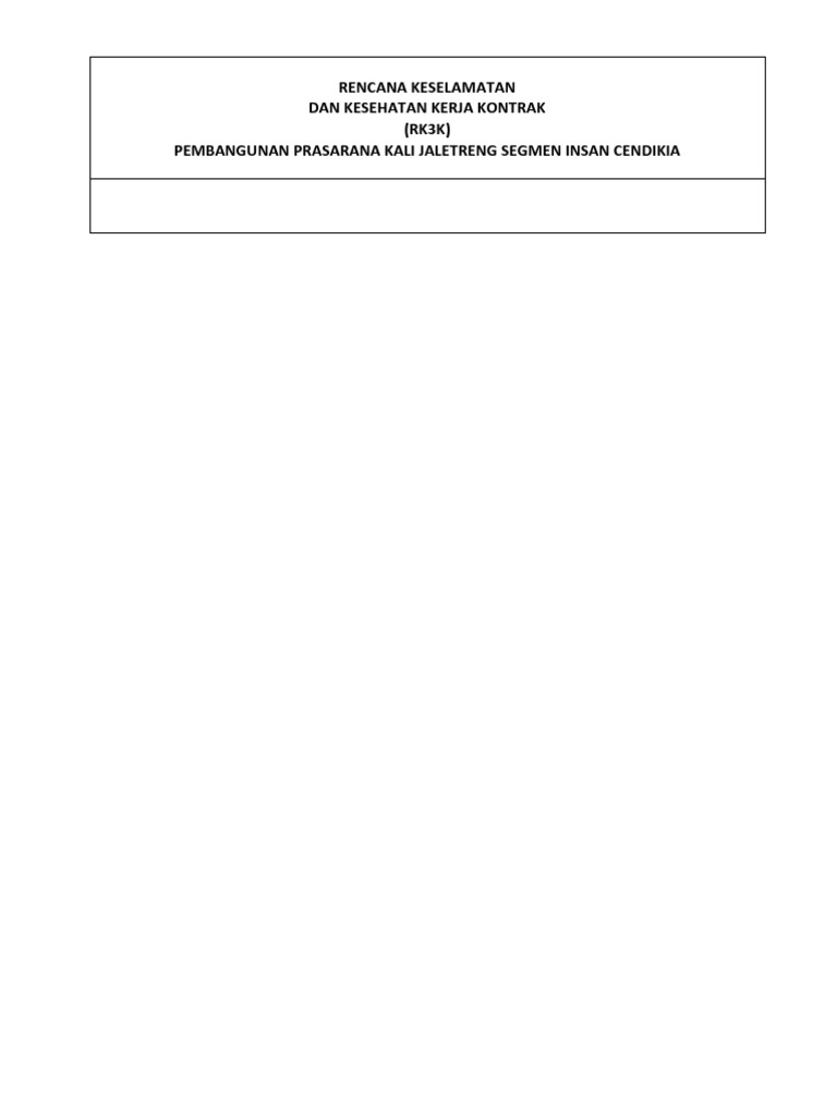 RK3K - Struktur Organisasi | PDF | Teknologi & Rekayasa