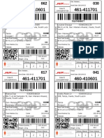 Sample JNT Waybill | PDF