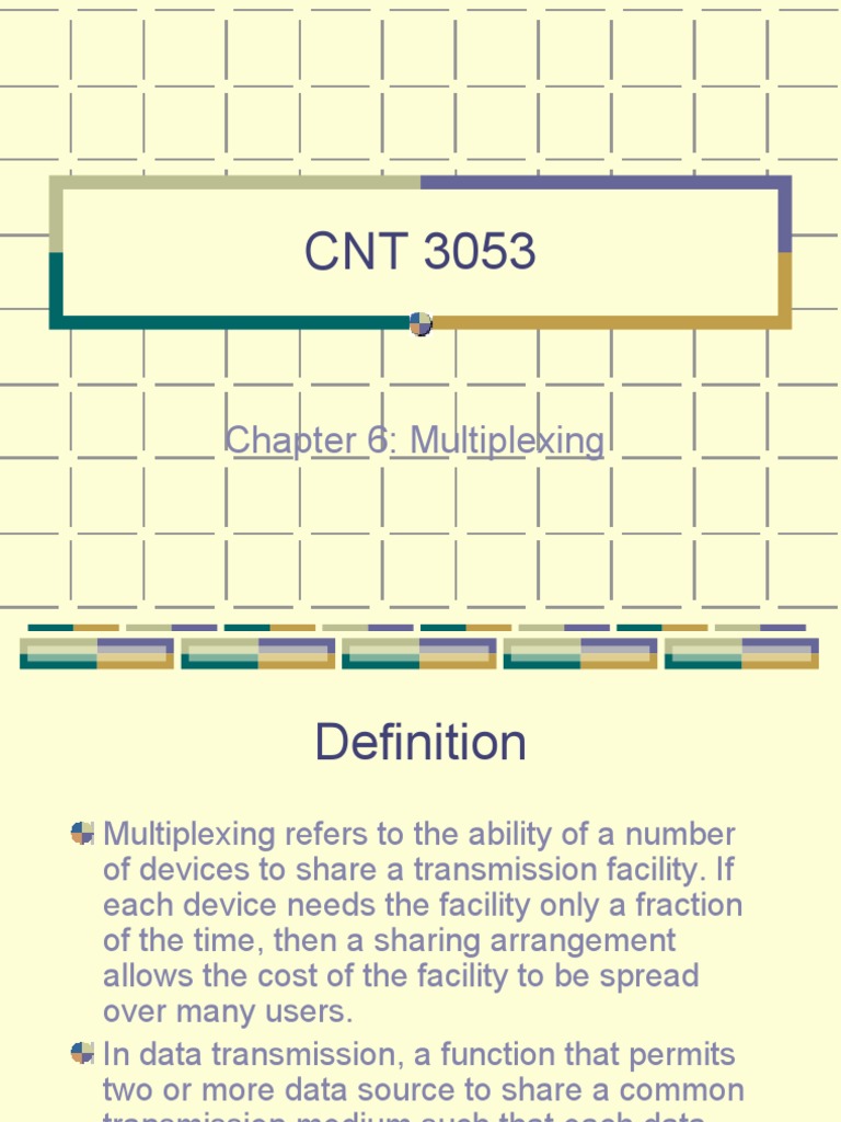 Topic - Multiplexing | Download Free PDF | Multiplexing | Data Transmission