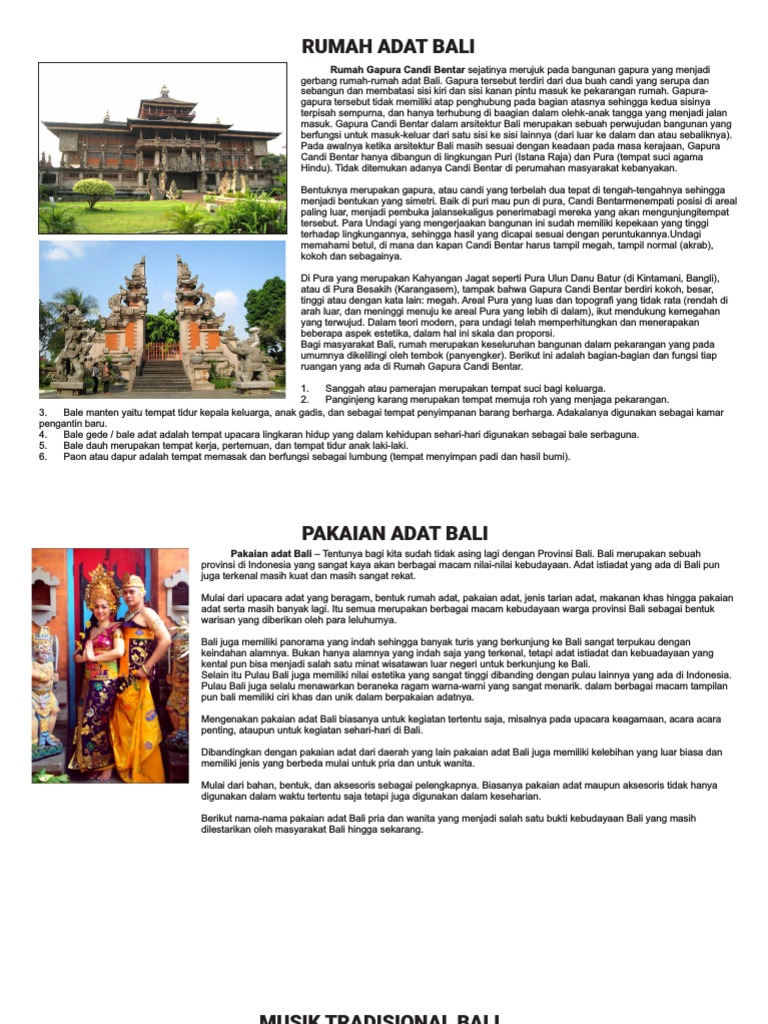 Makalah Tentang Bali | PDF