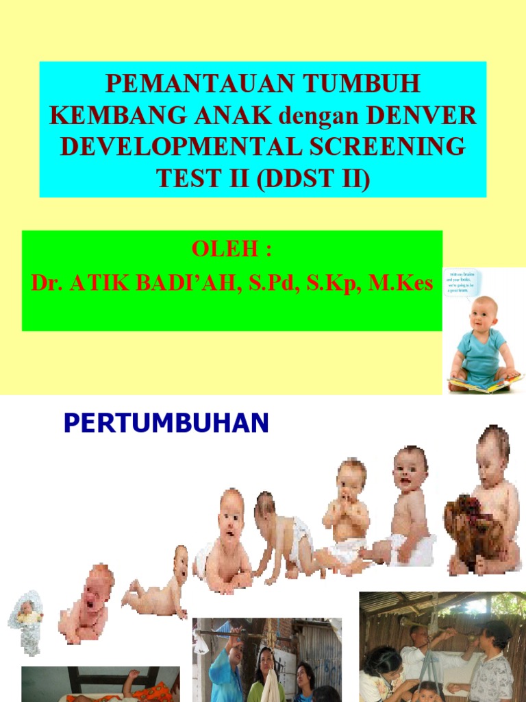 Denver Developmental Screening Test Ii - Atik Badiah | PDF
