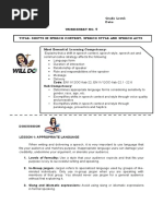 Assessing Grammar and Vocabulary | PDF | Vocabulary | Phrase