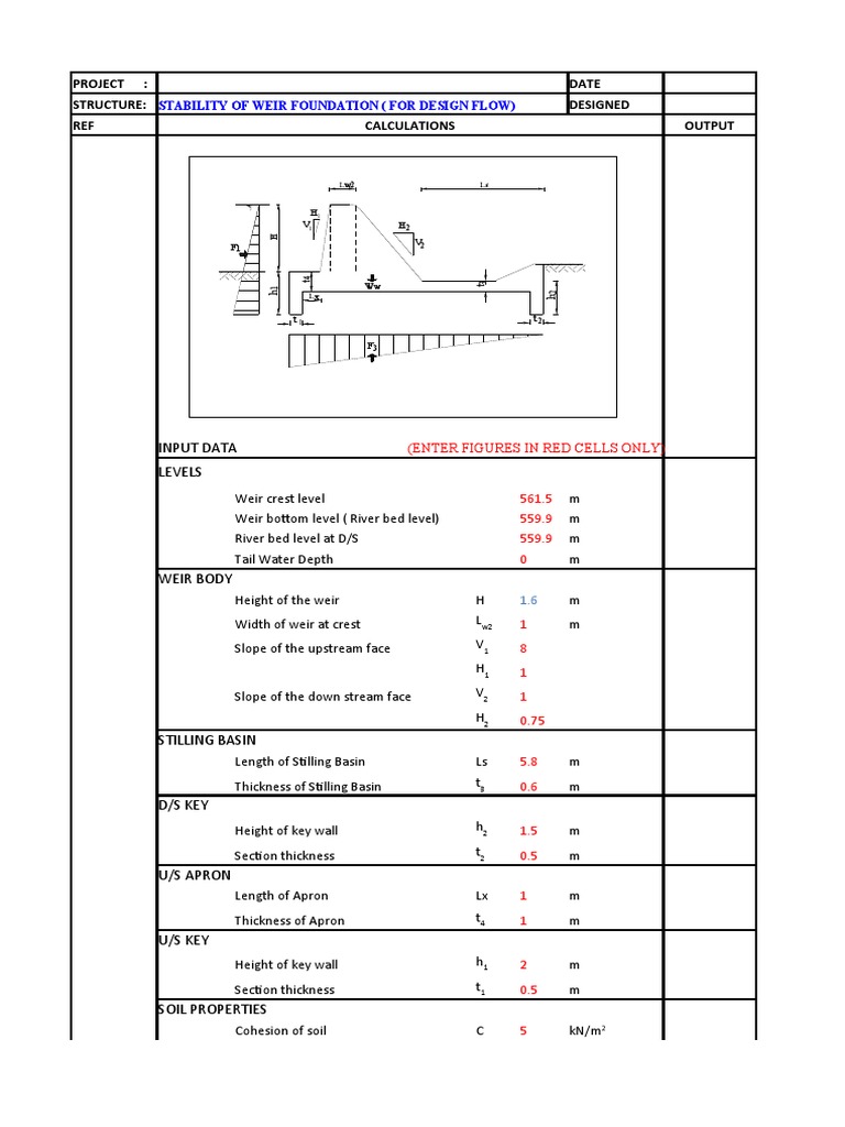 Scour Depth of Retaining Wall Parallel T | PDF | Civil Engineering ...