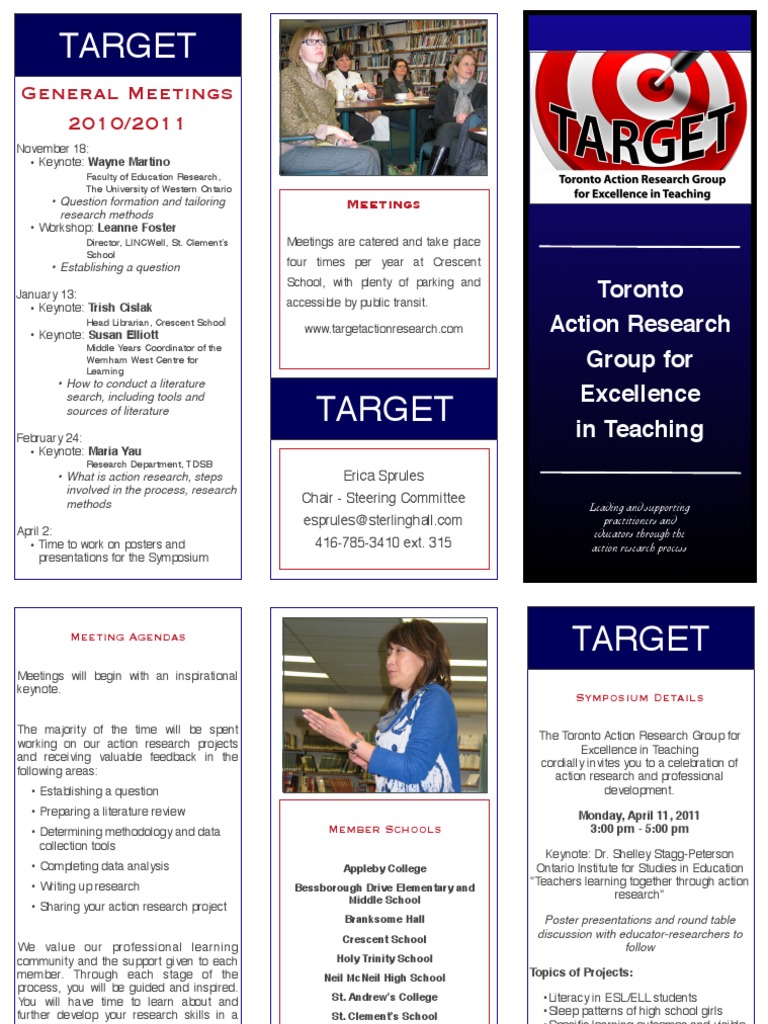 TARGET General Brochure | PDF | Action Research | Education Theory